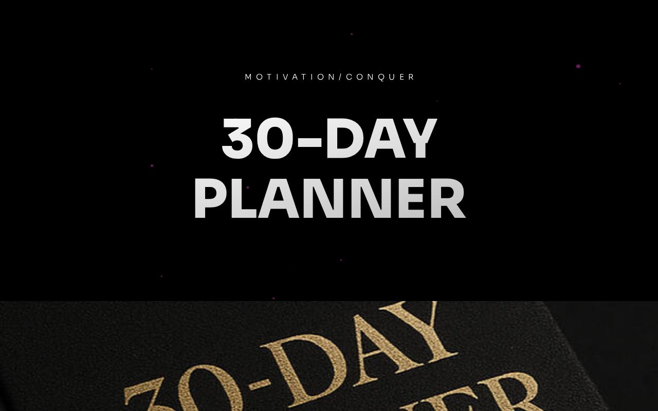 30-Day Motivational Planner